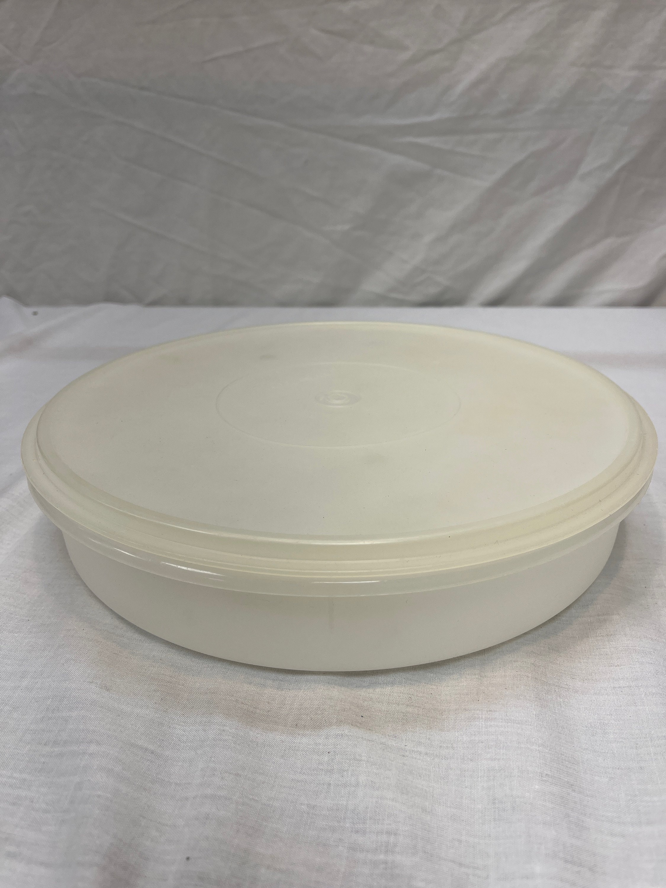 Vintage Tupperware Round Cupcake Carrier or Cookie Storage , Retro ...