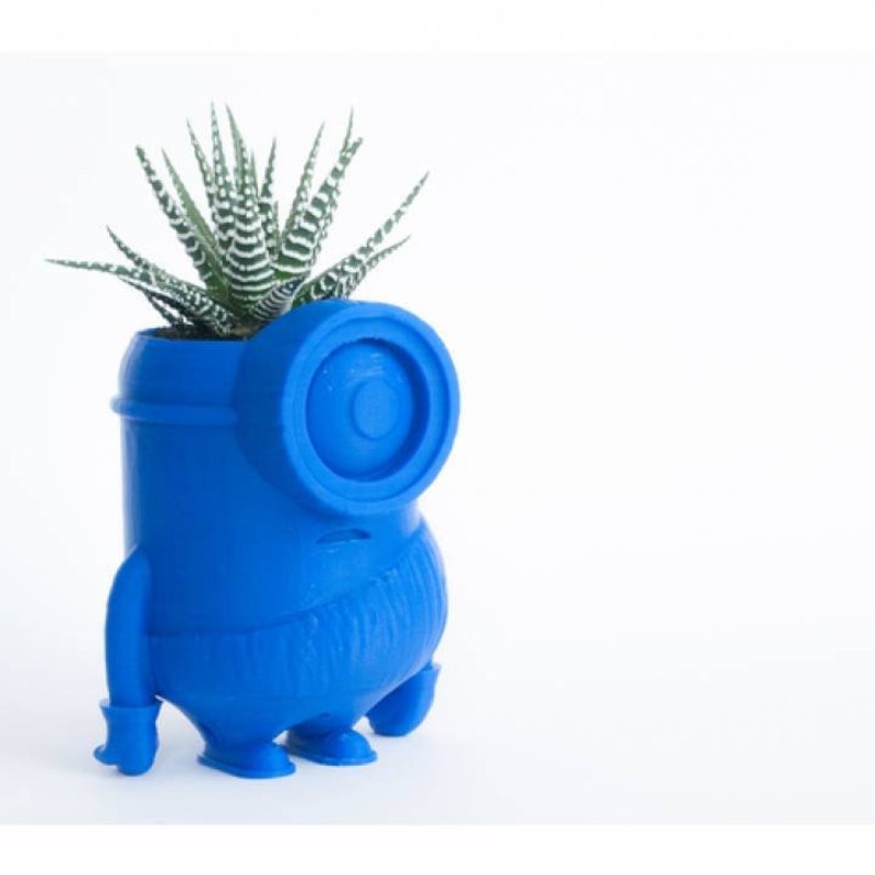 Minion Stone Age Planter 3D Printed 6 Inches/15 Cm - Etsy UK
