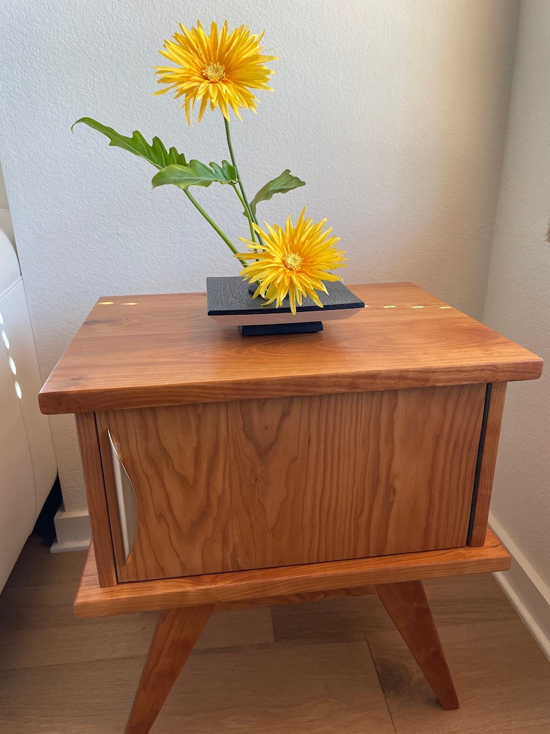 Handcrafted Low Uddo Ikebana Vase: Modern Wood Floral Display - Etsy