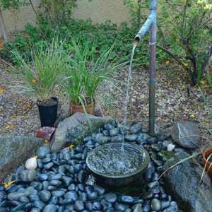 29" Japanese Copper Water Spout - Japanese Garden Sozu Bamboo Style - Etsy