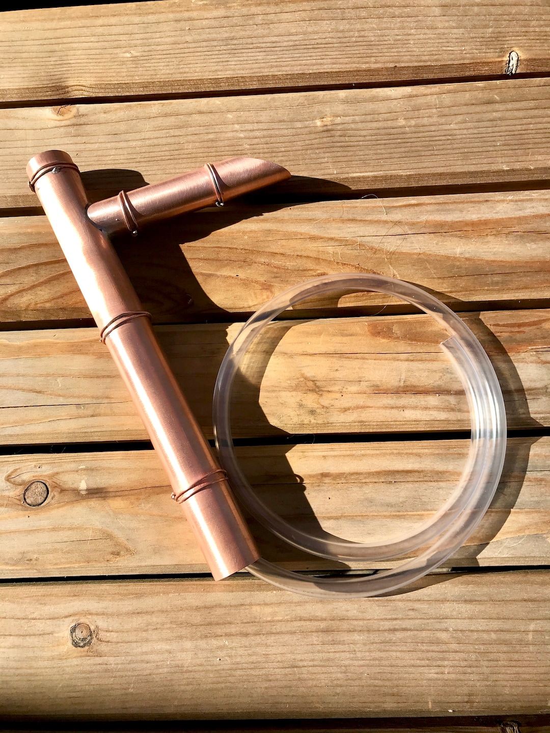 12" Japanese Sozu Copper Water Fountain Spout - Garden Ornament - Etsy