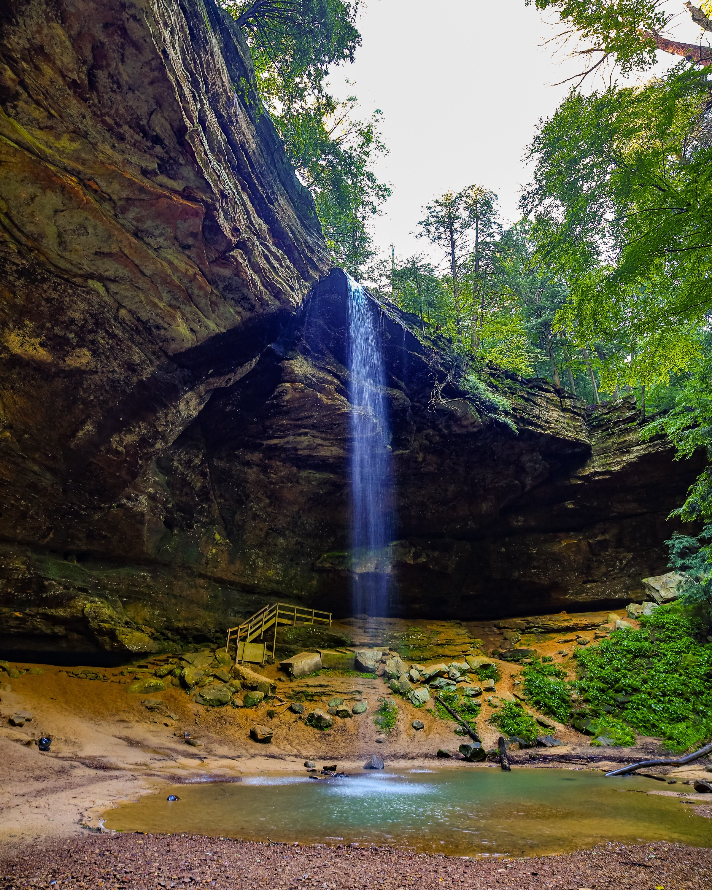 Ash Cave Summertime Waterfall, Hocking Hills - Etsy