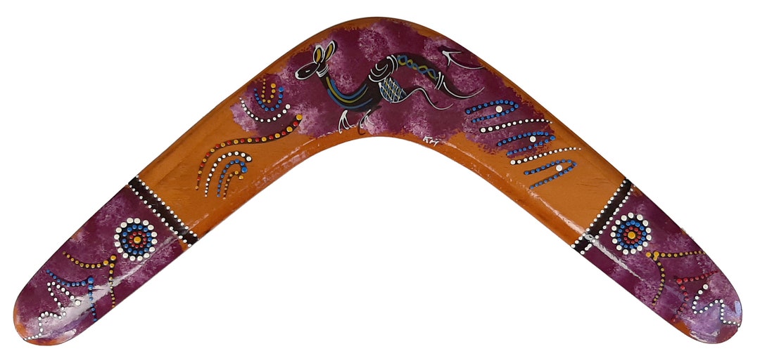 Large Boomerang for Kids and Adults- Easy Returning - Aboriginal ...