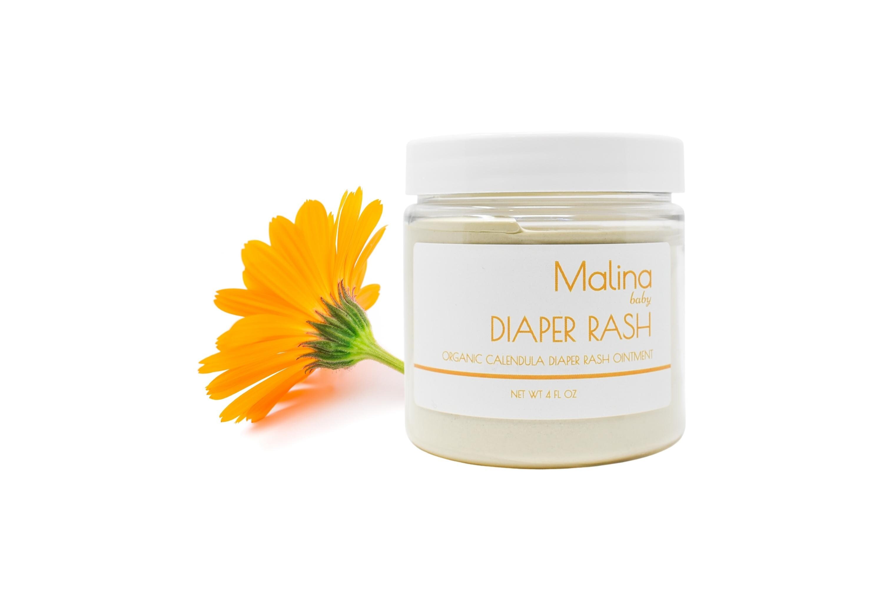Organic Natural Diaper Rash Ointment | CALENDULA | Non-nano Zinc Oxide ...