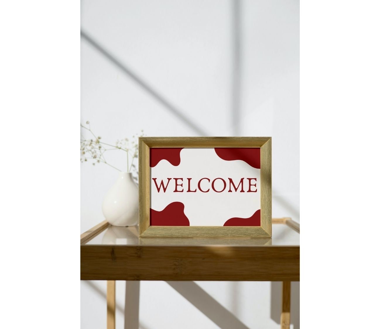 Print Welcome House Sign Welcome Sign Abstract Style Nice - Etsy