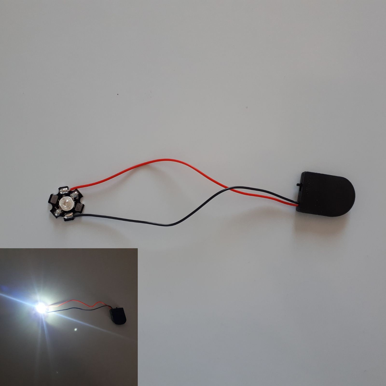 Red Battery LED, Small Battery House CR2032, Battery Lighting for ...