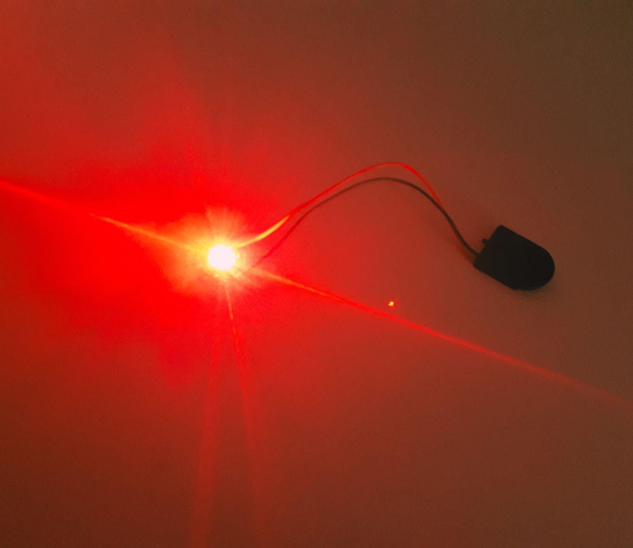 Red Battery LED, Small Battery House CR2032, Battery Lighting for ...