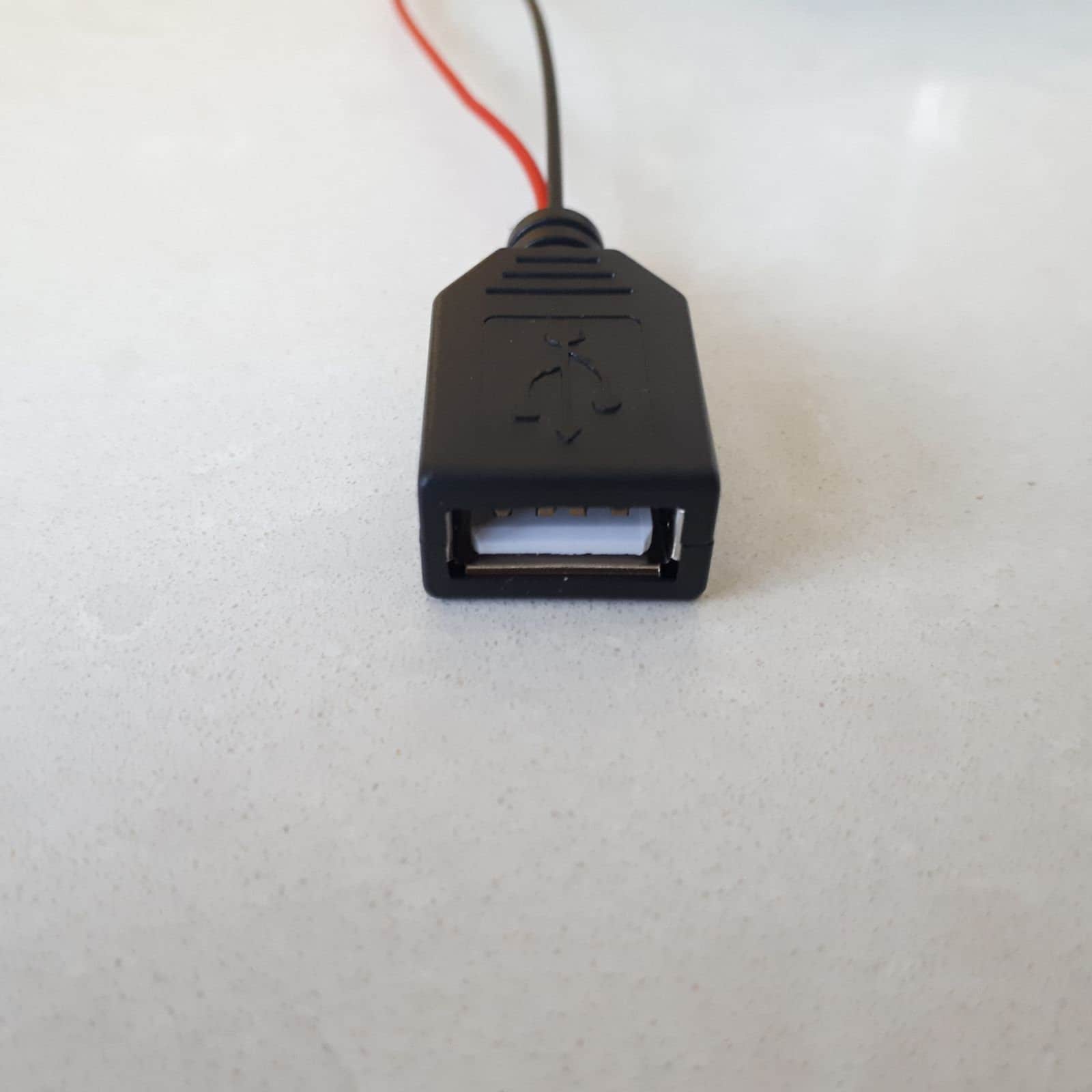 3AA Battery House USB Female Connection, Battery Holder, USB Female ...