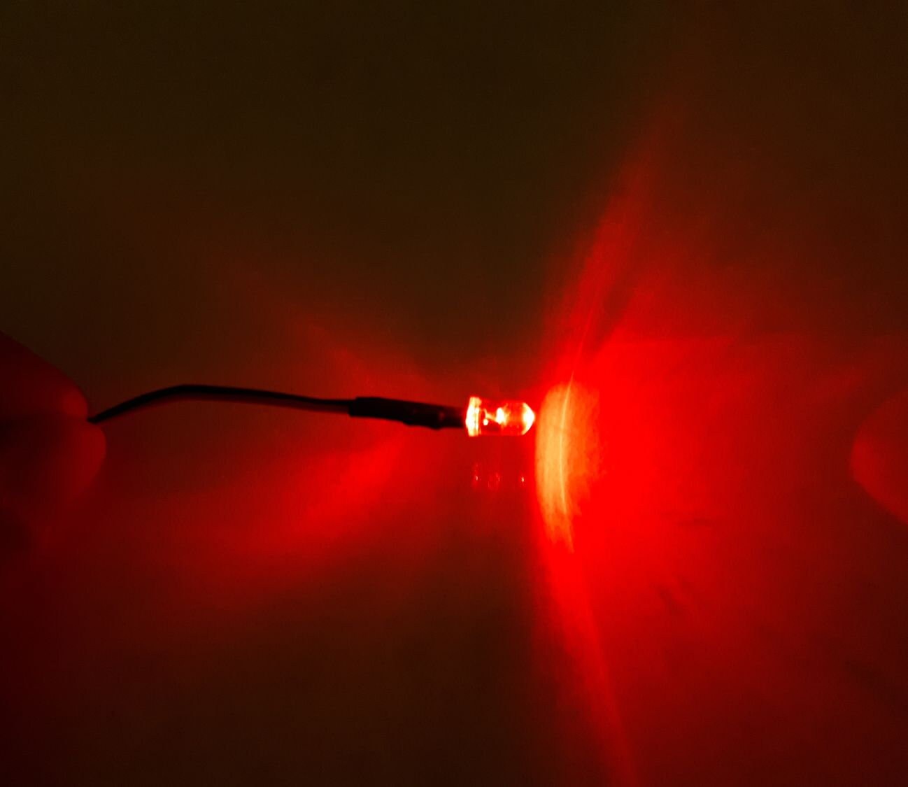 Small Red LED Battery Operation CR2032, Battery Box, Red Lighting ...