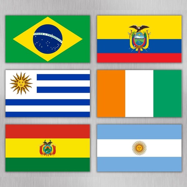 Fridge Magnets Countries of the World - Etsy