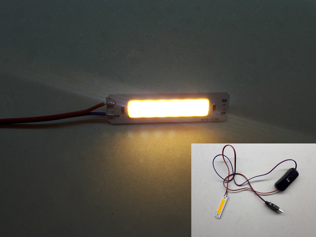 Warm White LED 2W USB 5V, DIY Lighting, Led Cob, Strong Led Light, Led ...