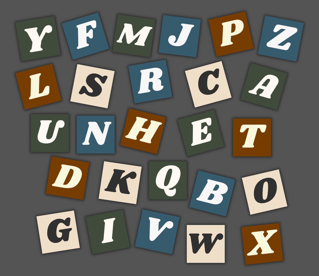 26 Alphabet Magnets, 26 ABC Magnets, English Letters Magnets, ABC ...