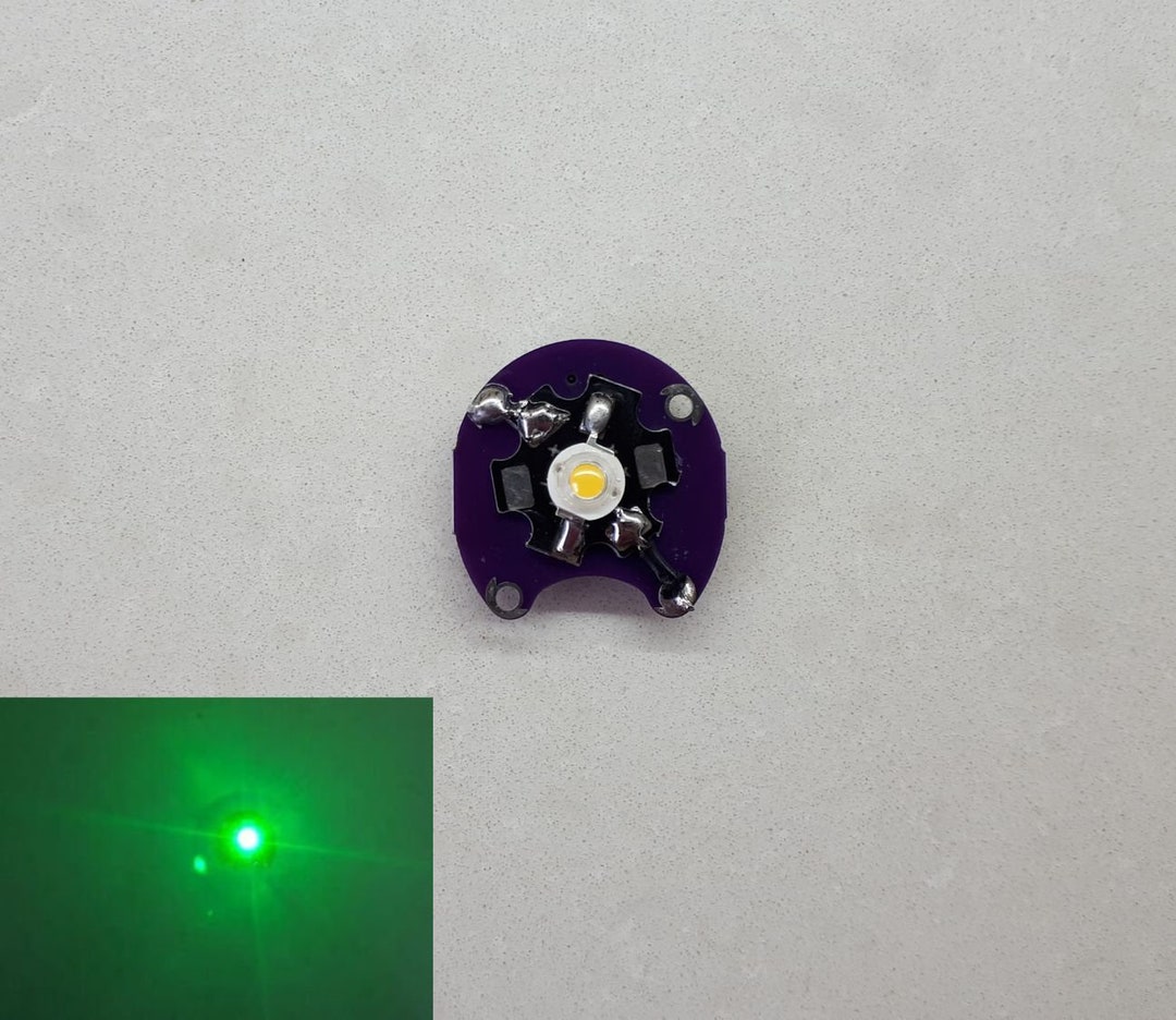 LED Green Button, Miniature Light, Powered by CR2032 Batteries, Party ...