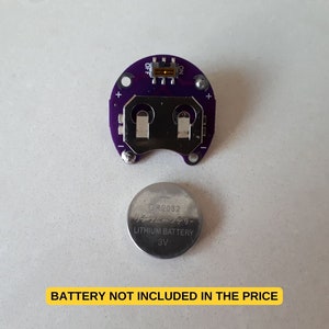 LED Blue Button, Miniature Light, Powered by CR2032 Batteries, Party ...