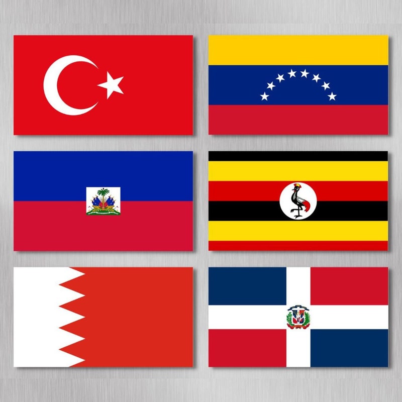 Fridge Magnets Countries of the World - Etsy