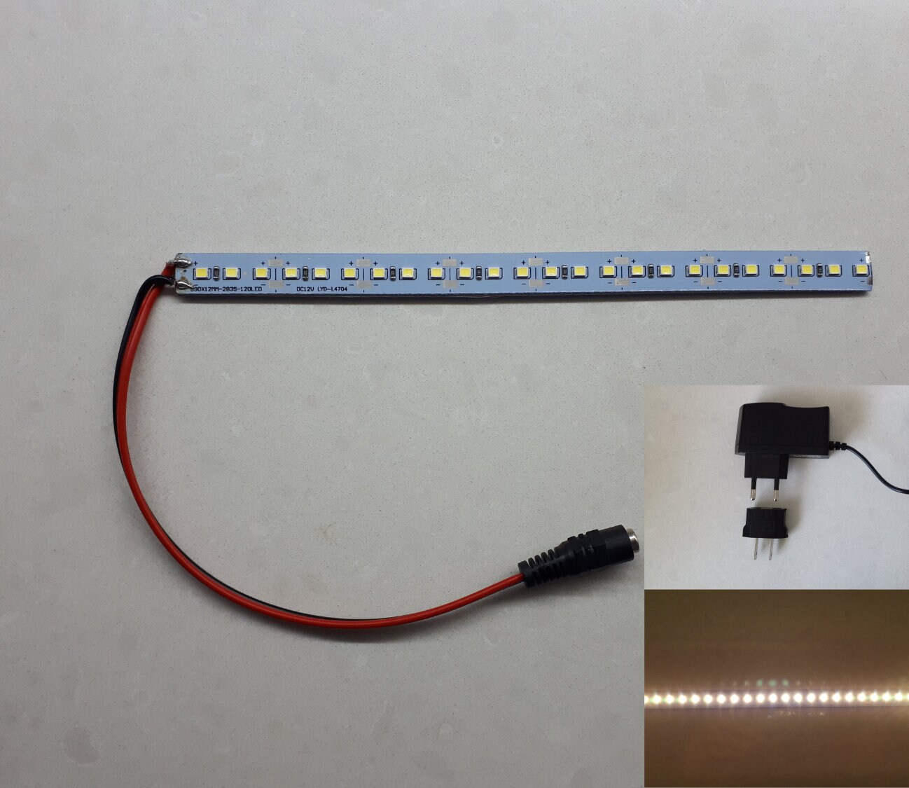 LED Strip Rigid, Hard Aluminum LED Strip, Color Cold White Light, DIY ...