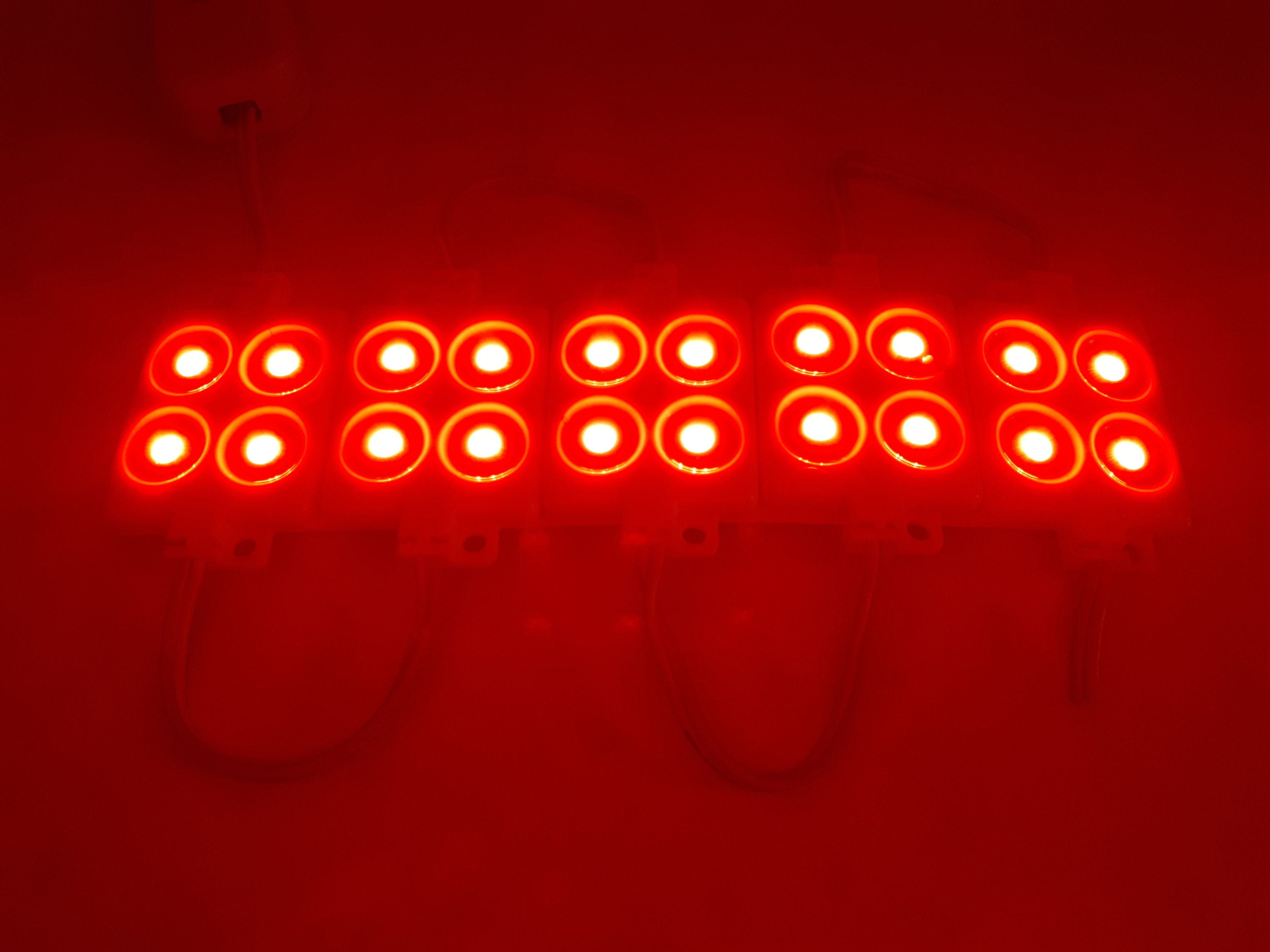 5 Red LED Module, Power Supply, ON OFF Switch, Drinks Bar Lighting ...