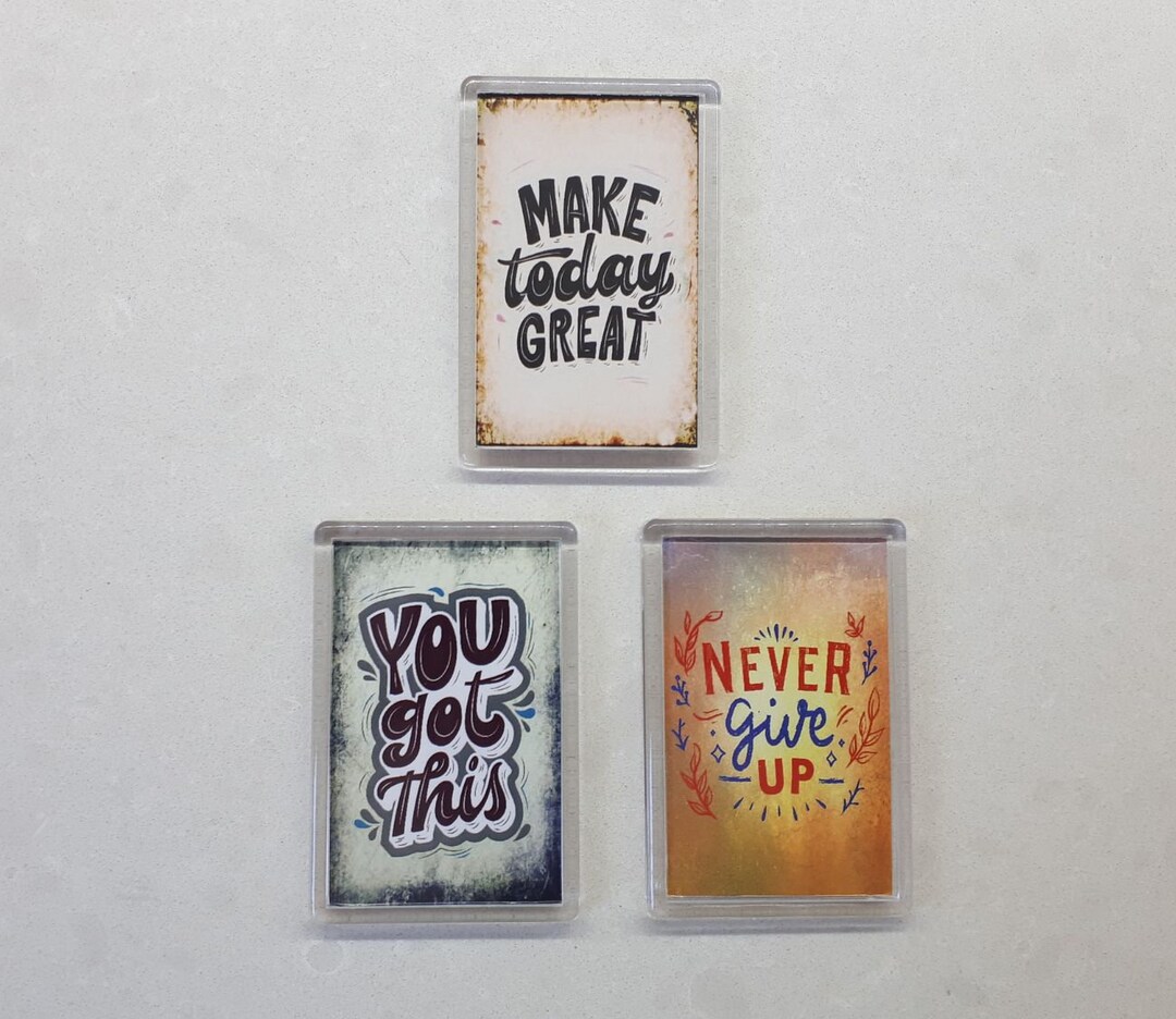 3 Acrylic Magnets, Magnets Quotes, Kitchen Magnets, Magnets ...
