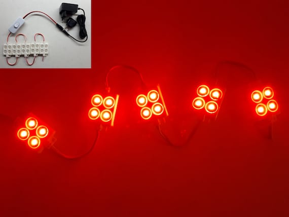 5 Red LED Module Power Supply ON OFF Switch Drinks Bar | Etsy