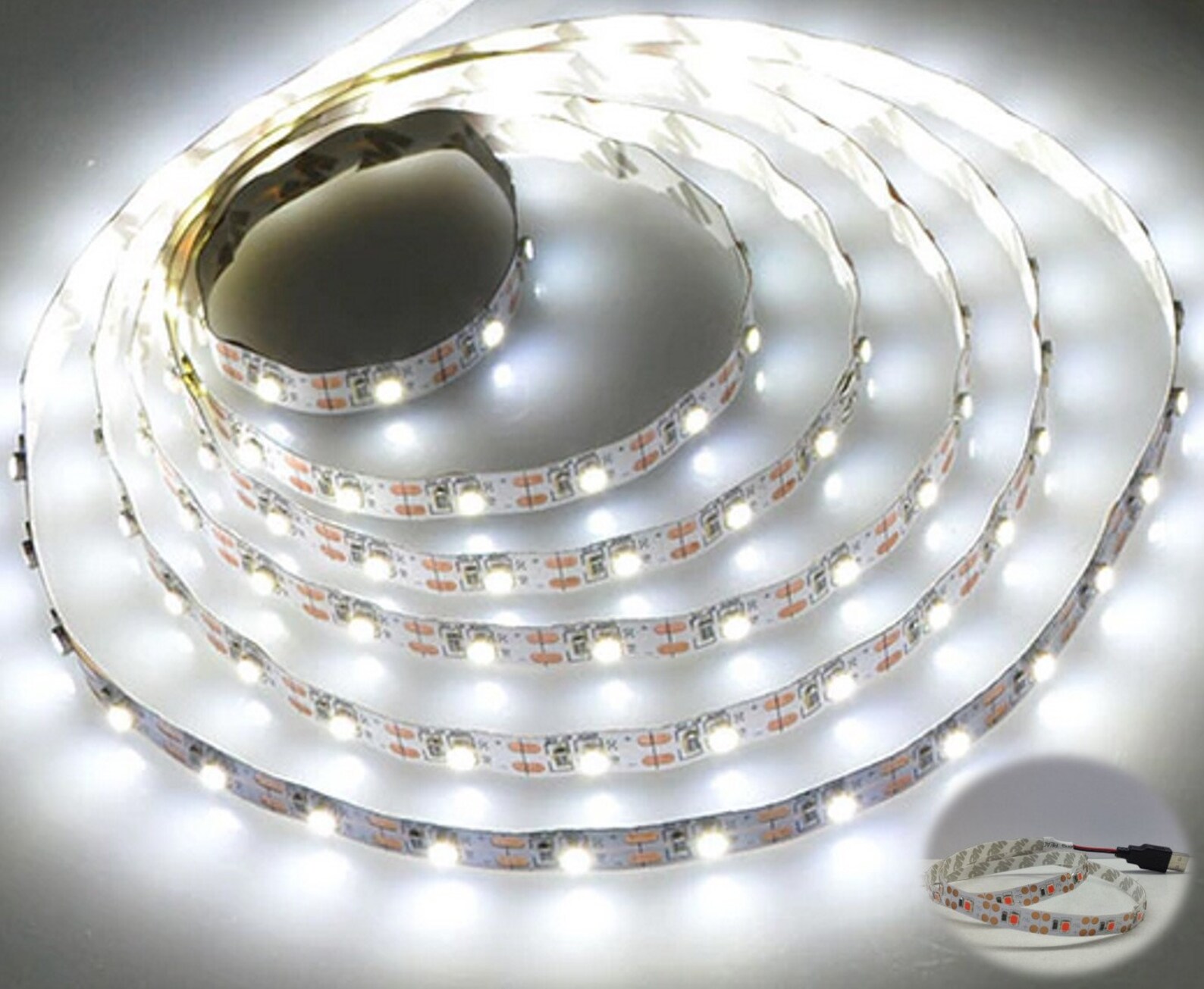 Red LED Strip USB LED Strip Red Lighting Computer Screen - Etsy