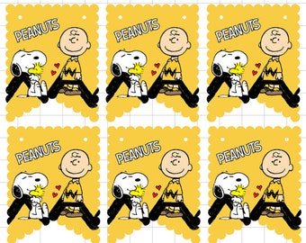 Charlie Brown Party Banner, Charlie Brown Birthday Party Banner ...