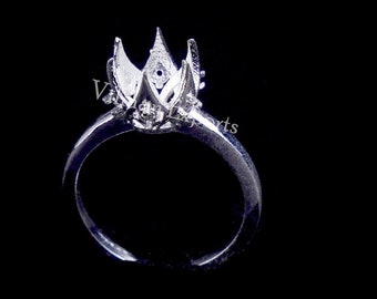 Solitaire Ring Mount | Etsy