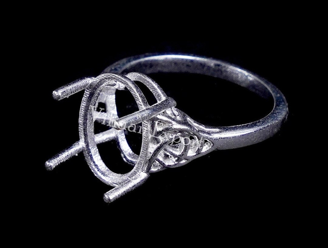 Ring Mount Ring Mount Without Stone Ring Mount Empty Mount Ring 925 ...