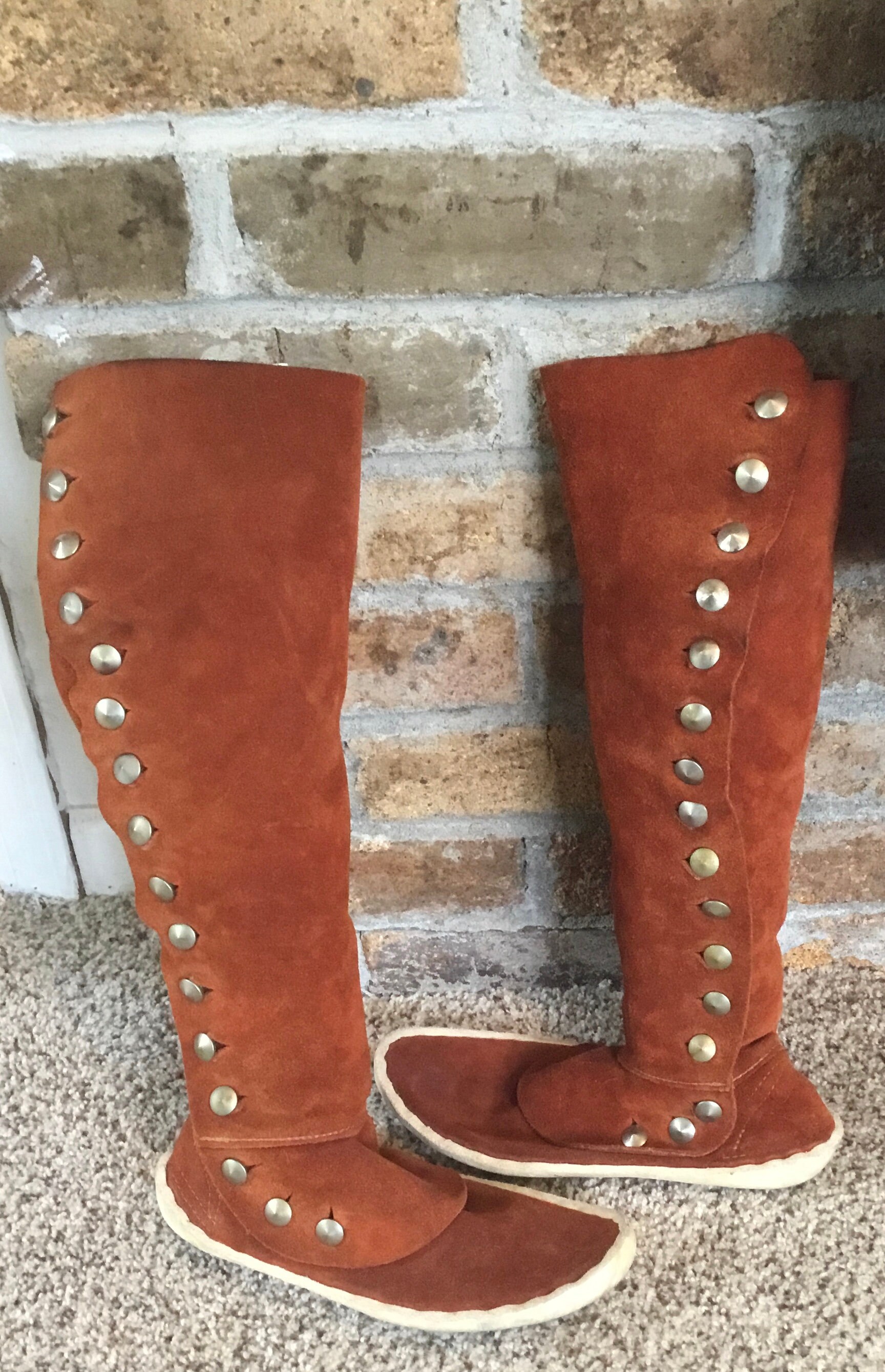 Vintage Native Made Pueblo High Top Moccasins - Etsy