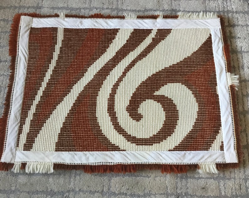 Stunning MCM Rya Rug Excellent - Etsy