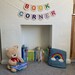 Book Corner, Reading Corner, Book Nook Bunting, School, Playroom ...