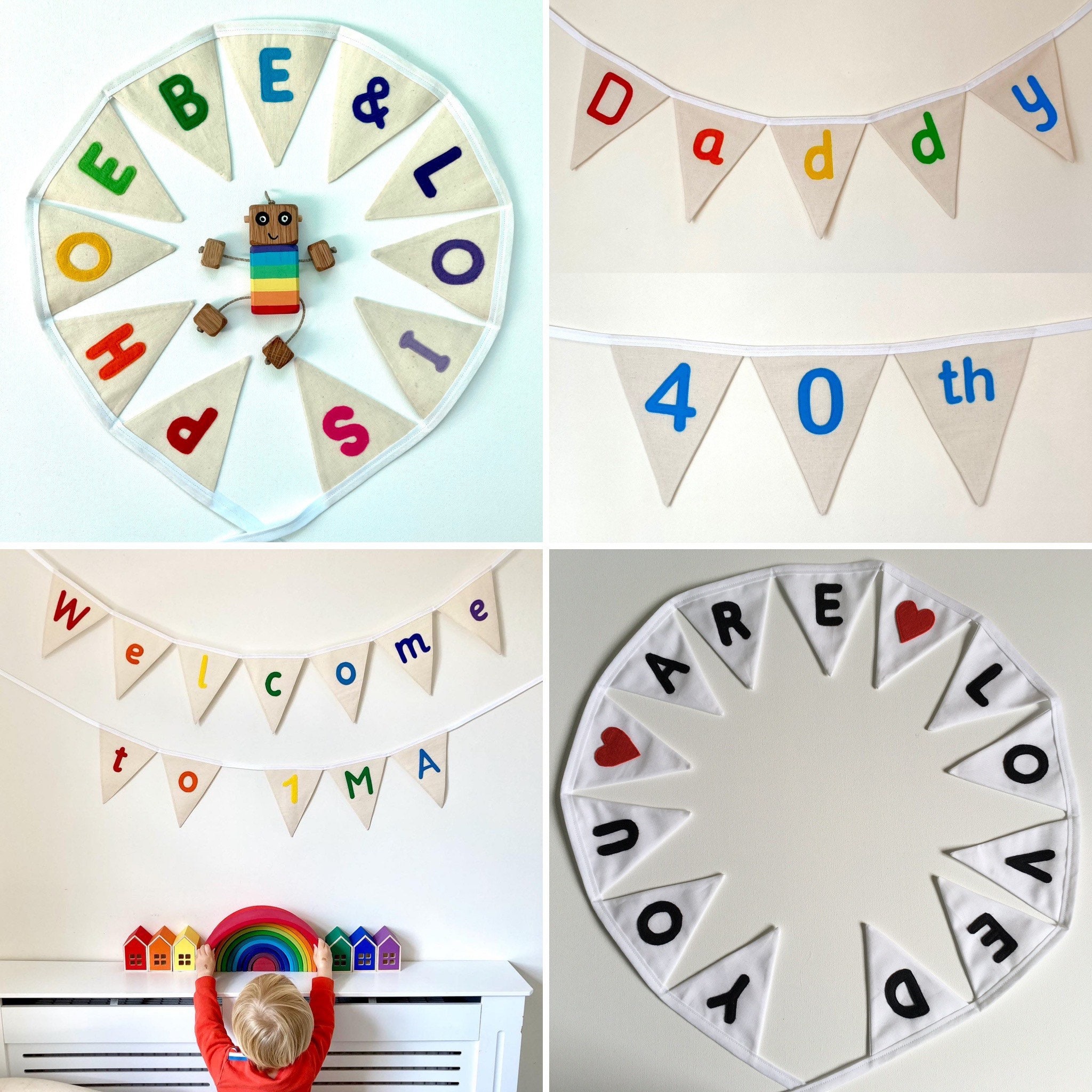 Custom Bunting Banner Sign - Etsy UK