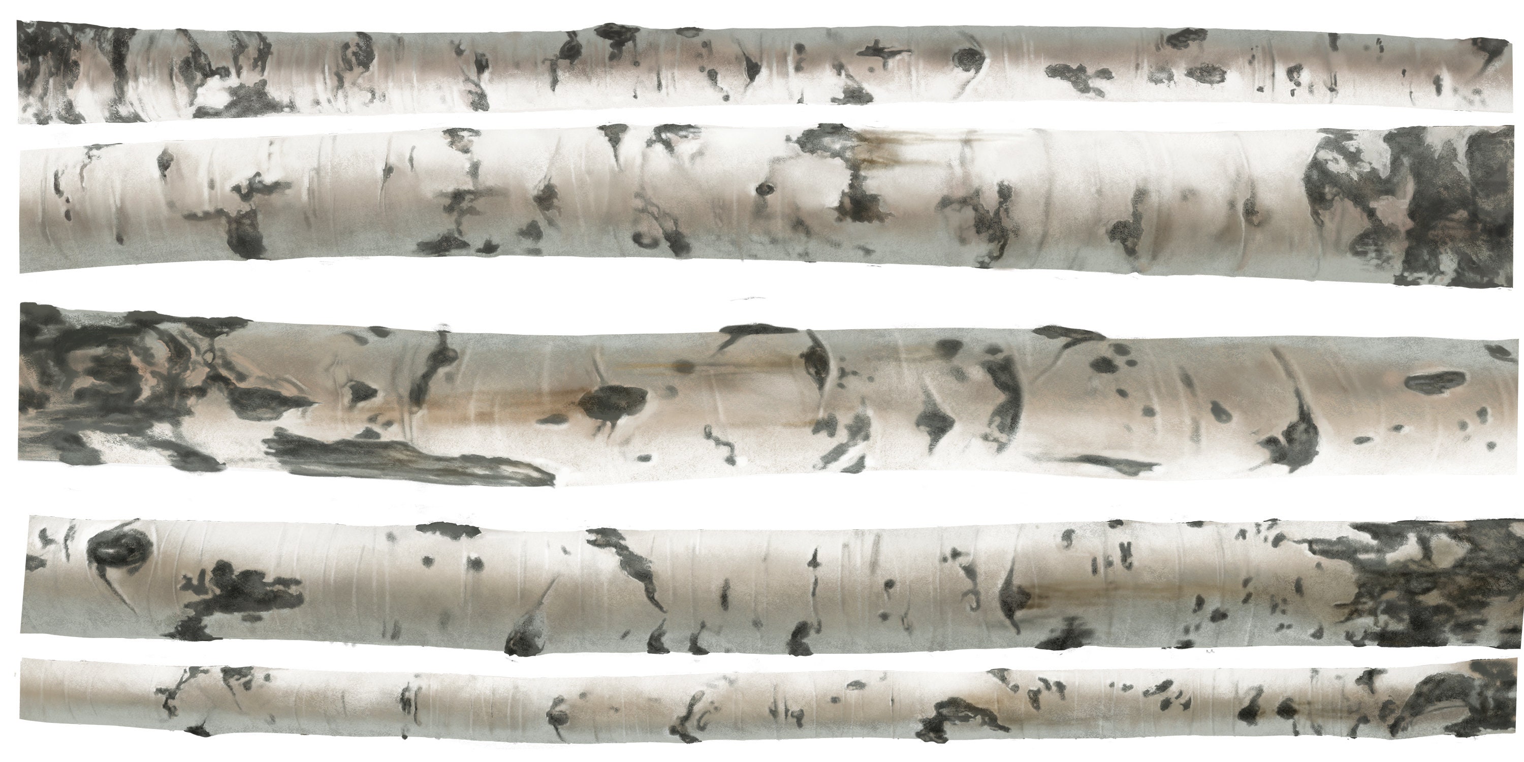 Peel and Stick Aspen Trees Woodland or Forest Wall Decals - Etsy