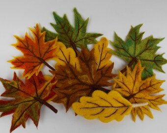 Felt Maple Leaves | Etsy