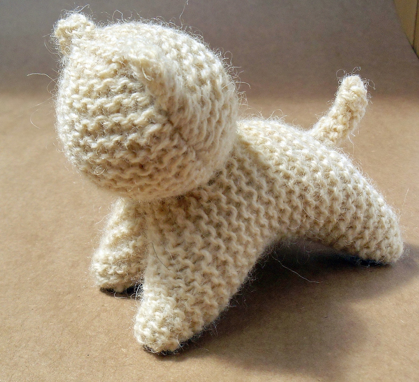 Waldorf Knitted wool kitten cat waldorf halloween Eco toys | Etsy