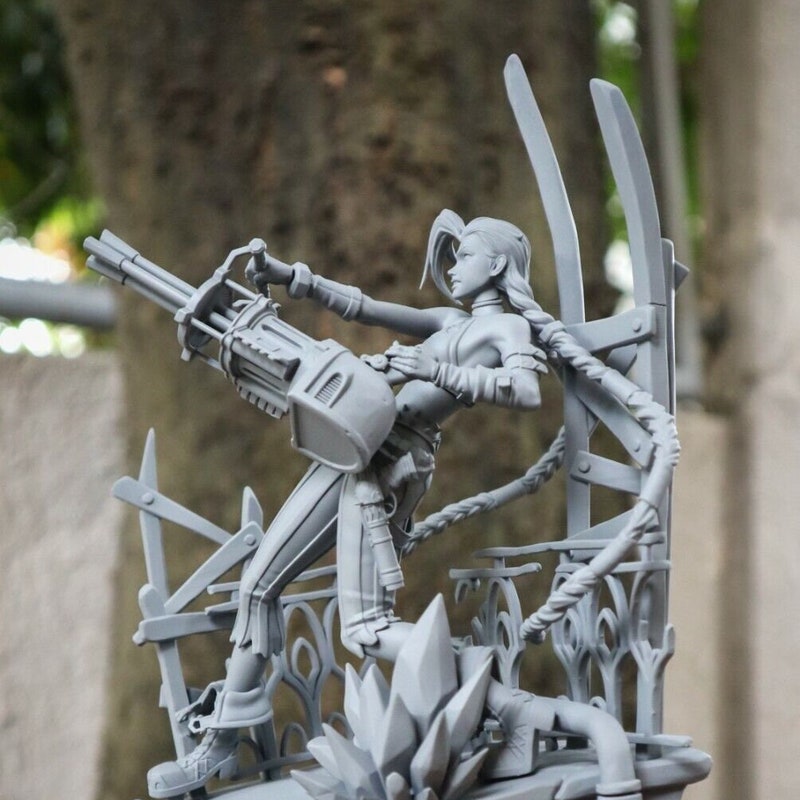 Arcane Jinx Statue - Etsy