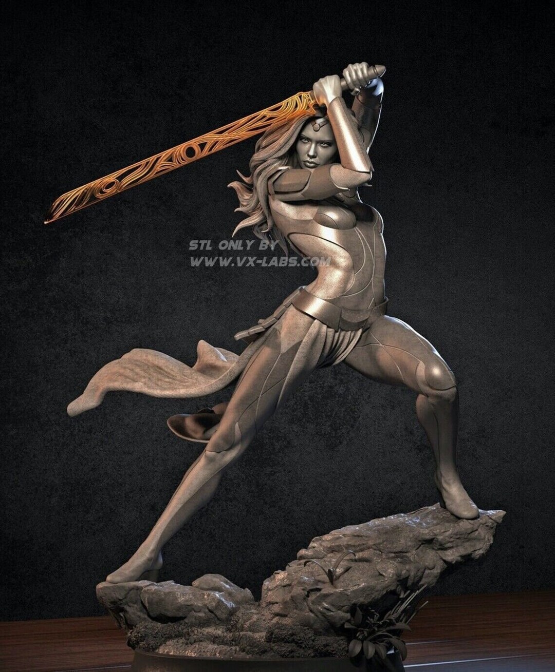 3D Printed Eternals Thena Worldwide Free Shipping - Etsy