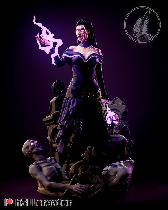 Art Modeling Studios Liliana Liliana Vess H3ll Creator 3D Printed