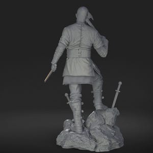 Ragnar Lodbrok 3D Printed Figure - Legendary Viking Warrior Collectible ...