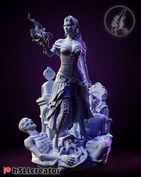 Art Modeling Studios Liliana Liliana Vess H3ll Creator 3D Printed