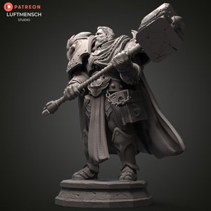 3D Printed Uther Lightbringer + Worldwide Free Shipping - Etsy