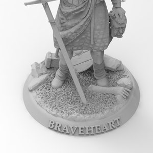 3D Printed Braveheart + Worldwide Free Shipping - Etsy