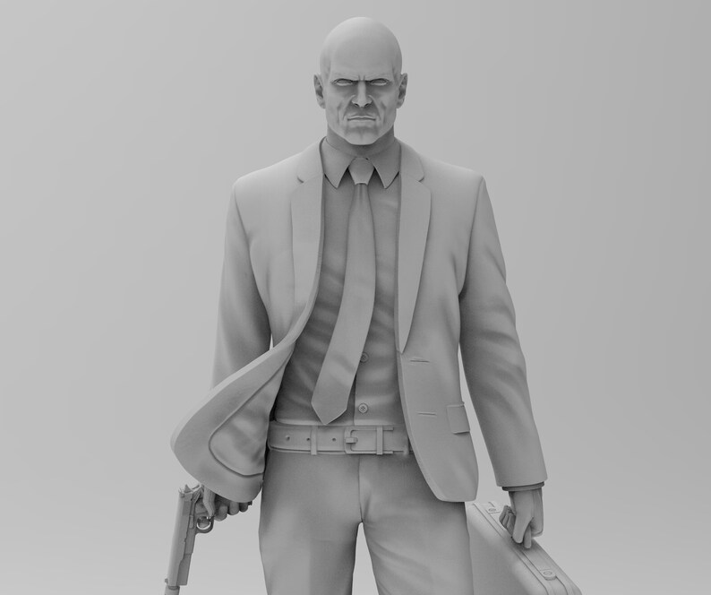 3D Printed Hitman Worldwide Free Shipping - Etsy