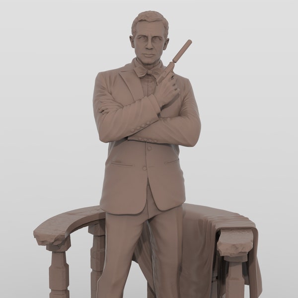 3d Printed James Bond - Etsy