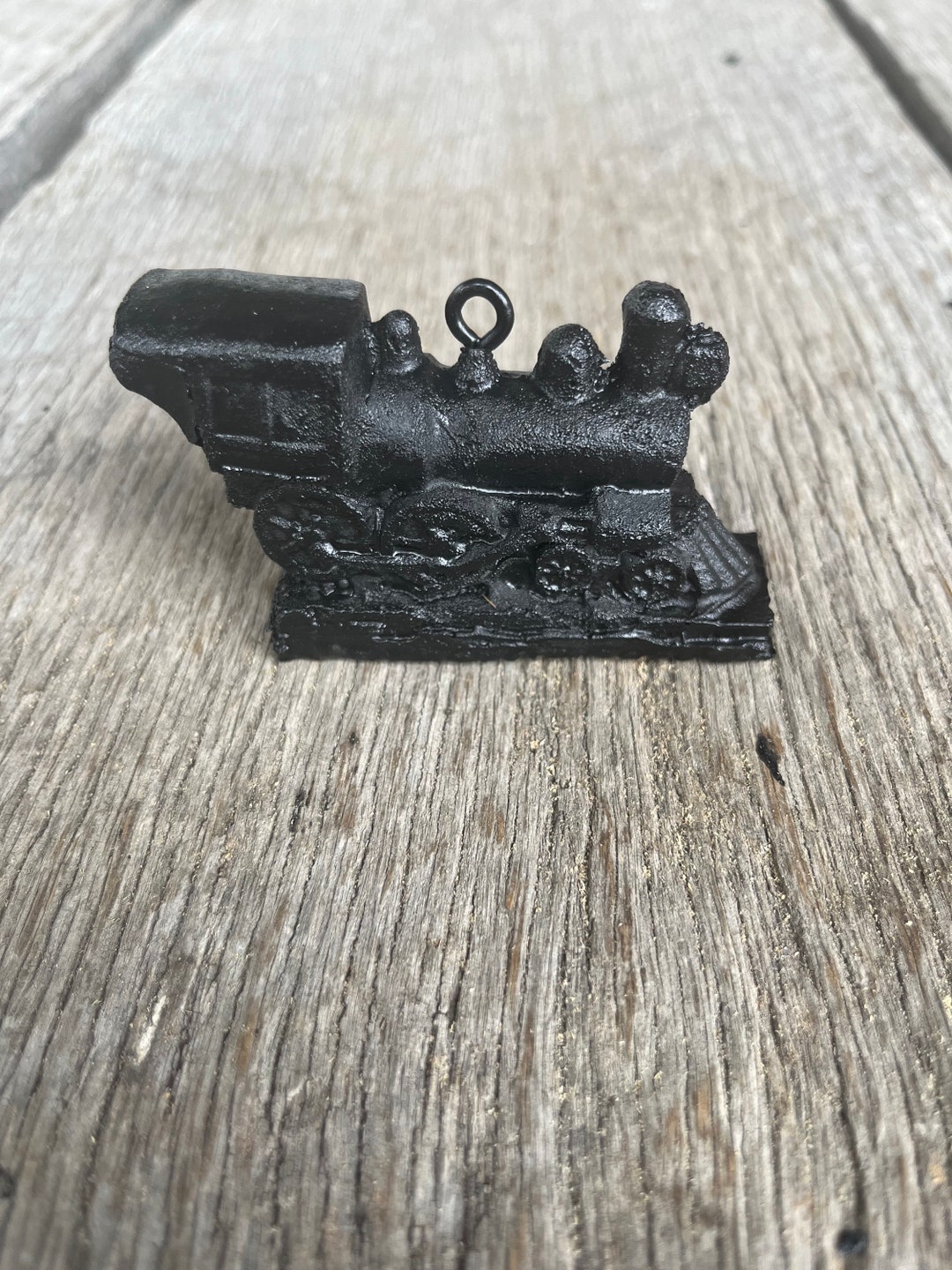 Handcrafted Small Steam Train Engine Christmas Tree Ornament Made in ...