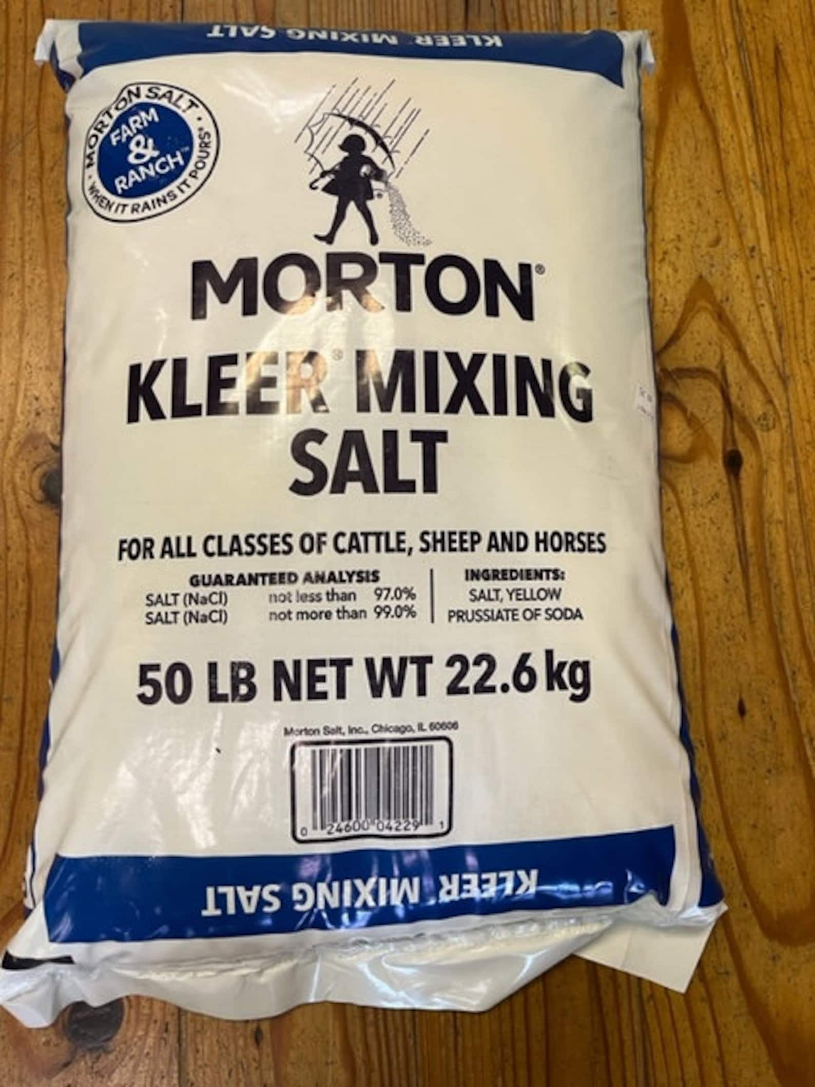Morton Kleer Mixing Salt Food Plots Feed Additive Horses, Cattle ...