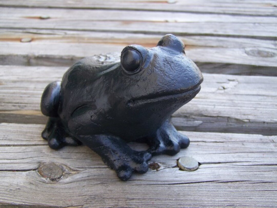 Handcrafted Large Frog Made From Coal by Kentucky Artisans - Etsy