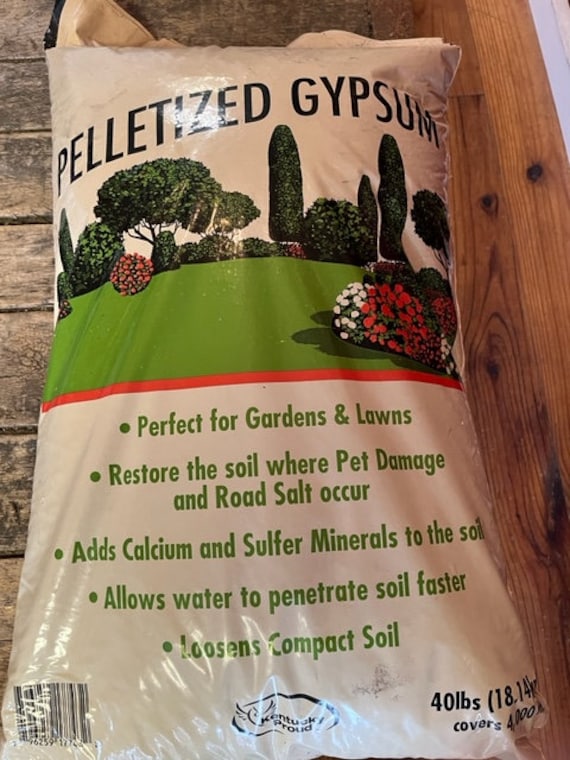 Rapid Release Pelletized Gypsum All-natural Product Safe for | Etsy