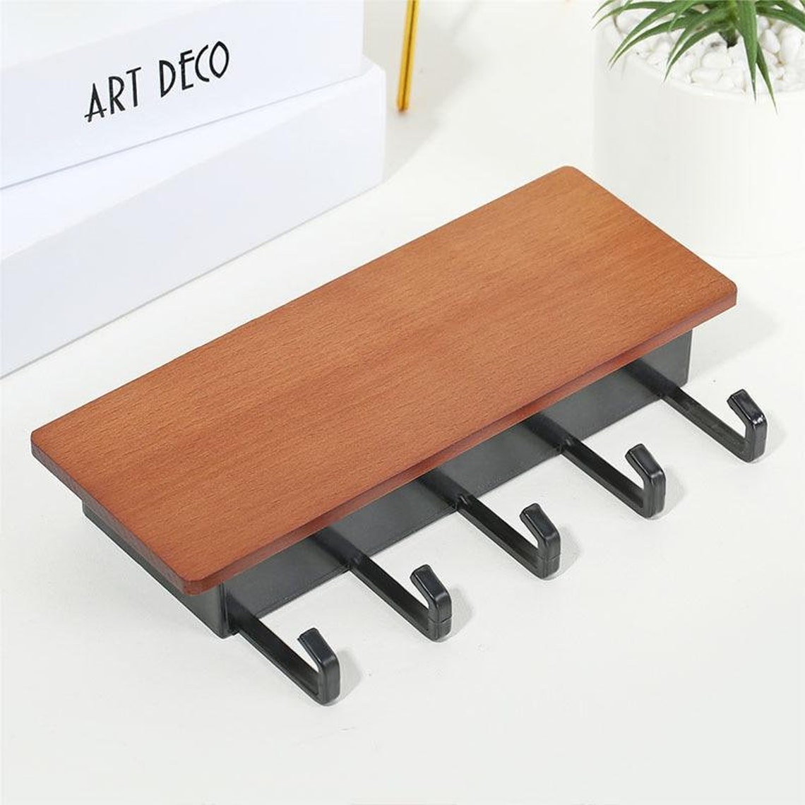 Modern Wooden Key Holder Gift for Housewarming Party or Unique - Etsy