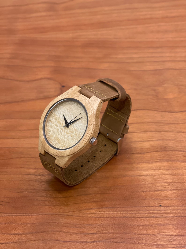 Customized Wooden Bamboo Light Watch. Unique Personalized Gift - Etsy