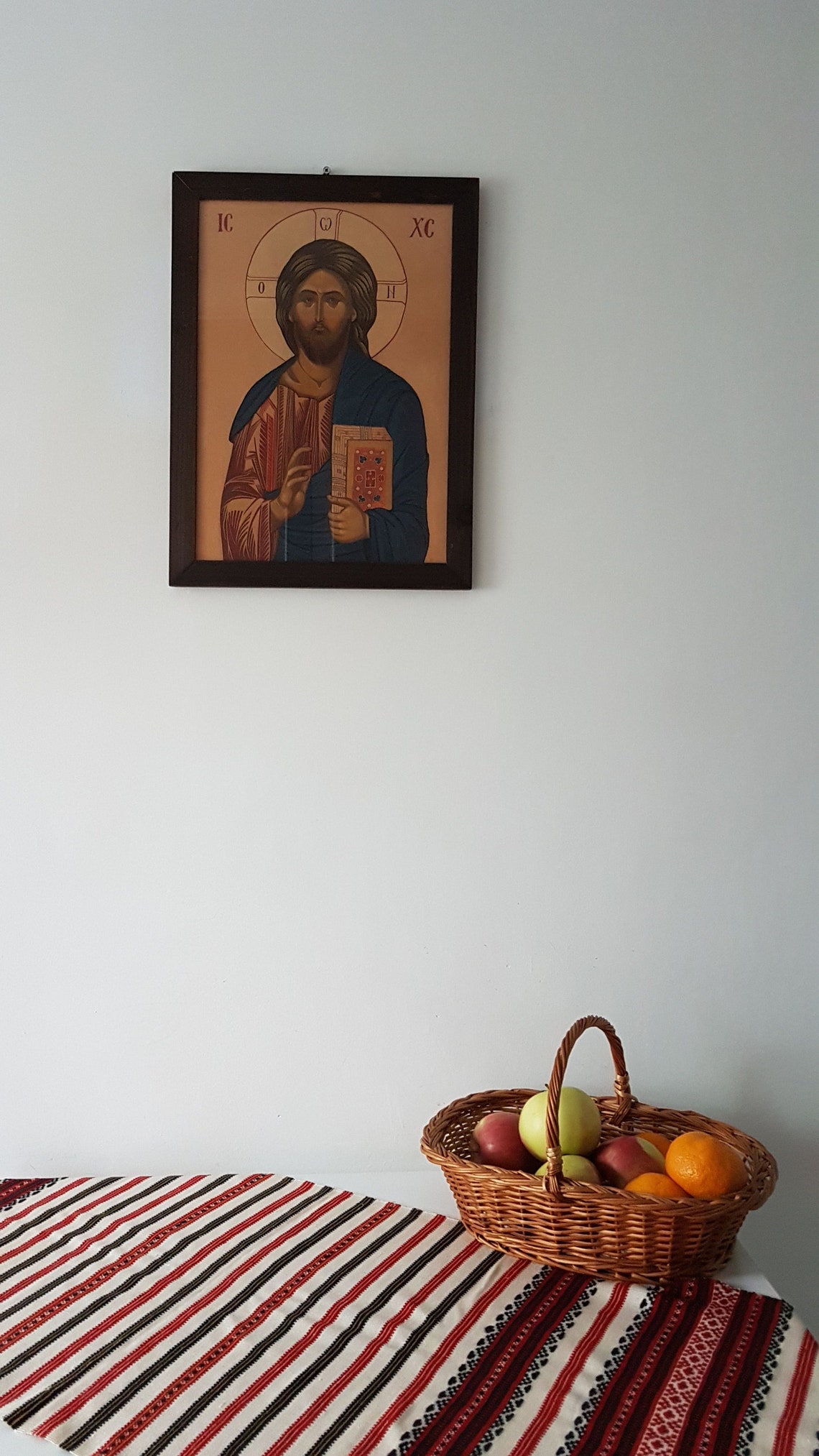 Jesus Christ Pantocrator, Iisus Hristos - Icoana - Etsy